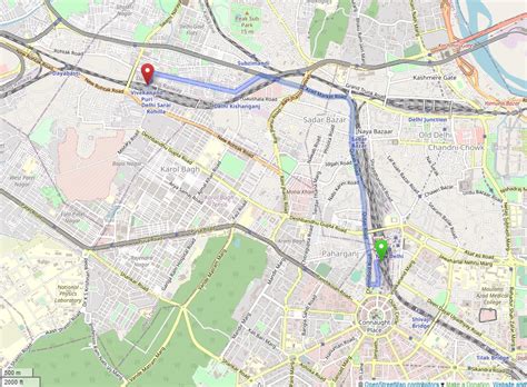 Distance Between New Delhi Railway Station And Sarai Rohilla Railway