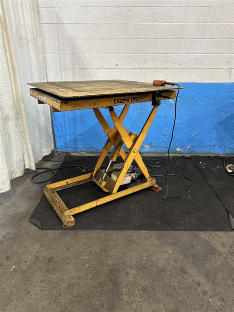 Econo Lift Sl36 20tt Tables Elevating Machine Hub