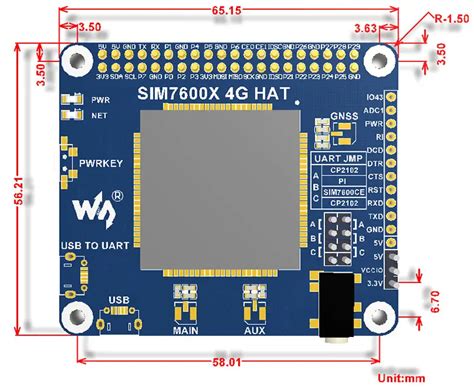 4g3g2ggsmgprsgnss Hat For Raspberry Pi Lte Cat4 Global Version Robotshop