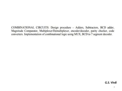 Digital Electronics Fundamentals Of Combinational Circuits Pptx