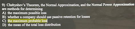 solved chebyshev s theorem the normal approximation and