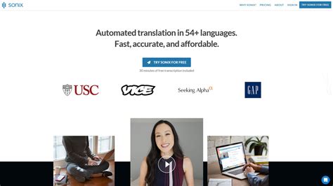 Sonix All Ai Website