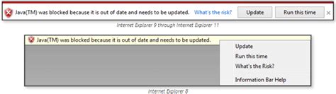 Internet Explorer Starts Blocking Out Of Date Activex Controls