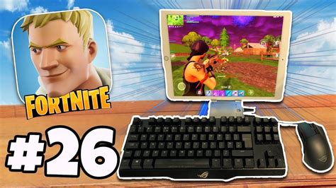 KEYBOARD MOUSE On Fortnite Mobile IPad IPhone Fortnite Battle