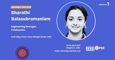 Developersummit On Linkedin Gids Gids2024 Aiinnovations Bharathibalasubramaniam Freshworks…