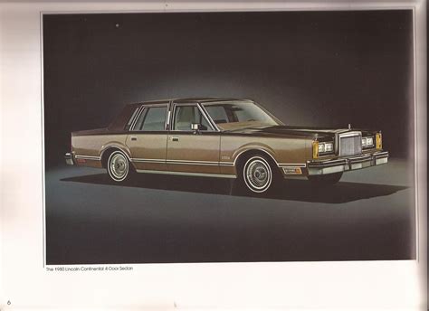 1980 Lincoln Continental Sales Brochure By Lincoln Goodreads