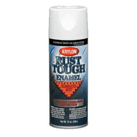 Krylon Rta9200 12 Oz Gloss White Rust Tough Spray K09200008 Zoro