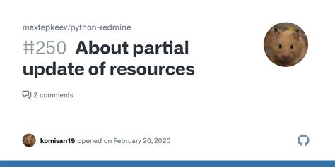 About Partial Update Of Resources Issue Maxtepkeev Python
