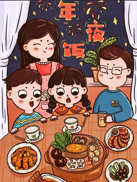 一家人在餐桌上吃饭简笔画怎么画（汇总10张）简笔画图片大全