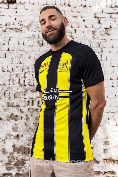 Al Ittihad Home Shirt Foot Soccer Pro