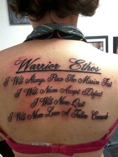 44 Best Warrior Creed Tattoos Images On Pinterest Messages Piercings