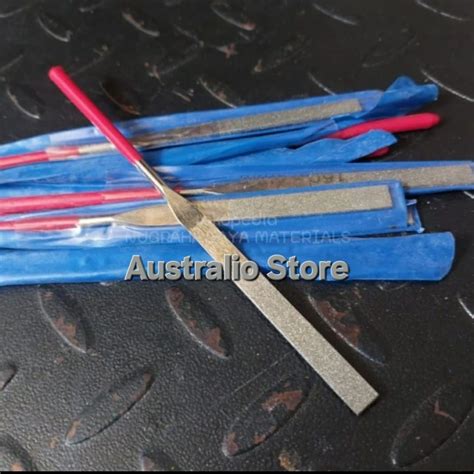 Jual Kikir Intan 160 × 4 Mm Diamond File Kikir Intan Model Plat