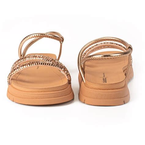 Sandália Papete Flatform Strass Dakota Y Feminina Rosa
