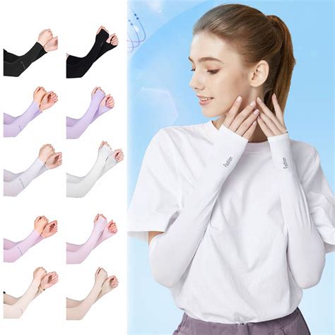 Aqua Xandlets Slim 1pair Ice Sleeve Outdoor Cooling Arm Sleeves Cuff For