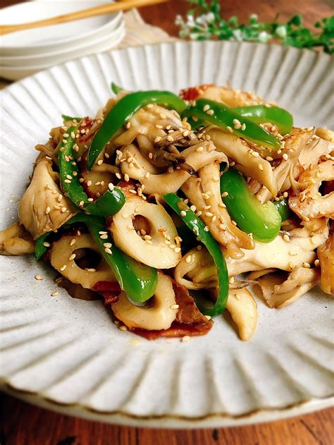あと1品♪竹輪とまいたけとピーマンのしょうゆ･マヨ炒め Recipe Cooking Ethnic Recipes Recipes