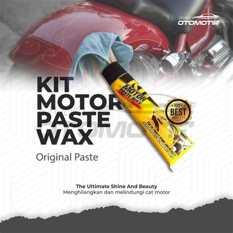 Kit Motor Paste Wax Original Ml Pengkilap Motor Mobil Lazada Indonesia
