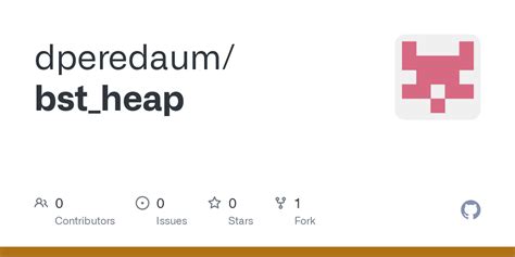 GitHub Dperedaum Bst Heap
