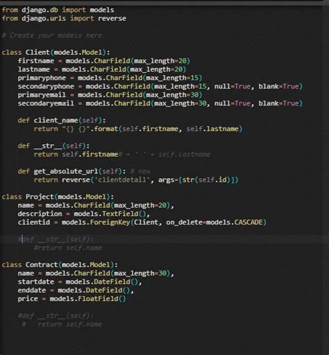 I Am Building A Webapplication Using Django I Have Created 3 Models In