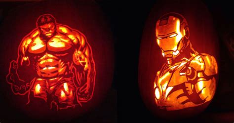 Marvel S Avengers Pumpkin Carving Guide 10 Easy Steps And Stencils