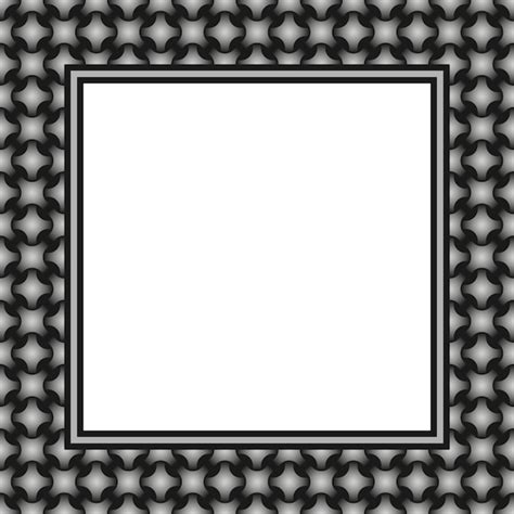 Premium Vector Vector Square Frame With Copy Space Abstract Vector Black Geometric 3d Texture