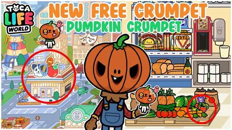 New Free Crumpet In Tocalifeworld🎃new Update Crumpets Toca Boca