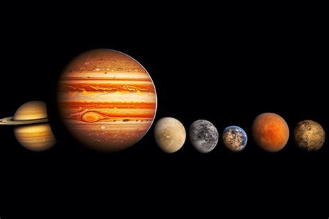Premium Photo Planets Of The Solar System In Alignment
