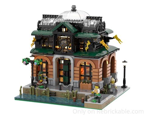 Lego Moc Market Hall By Rebelnili Rebrickable Build With Lego