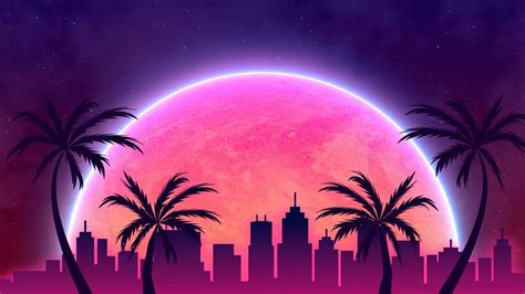 Fondo Retrowave Loop K Youtube