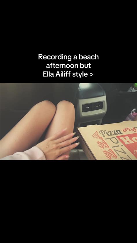 Capturing A Beach Afternoon In Ella Ailiffs Style Tiktok