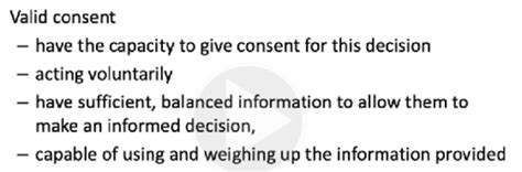 Week 4 Ethics 2 Consent Flashcards Quizlet