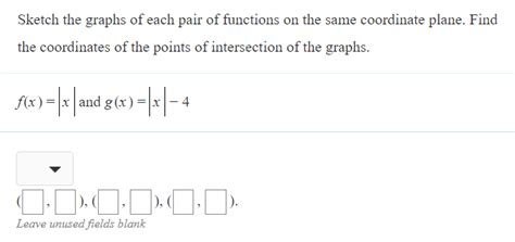 solved find the coordinates of the points of intersection of