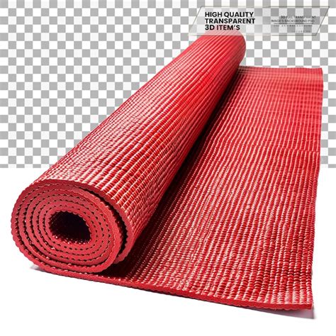 A Red Mat With A White And Red Mat On It Premium Ai Generated Psd