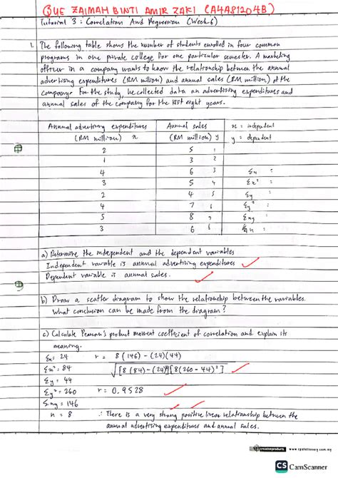 Answer Tutorial Week Sta Statistic Studocu