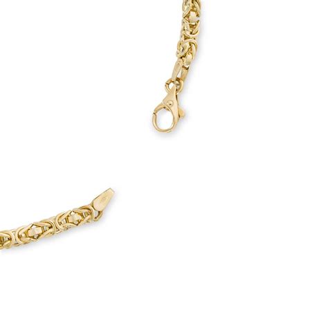 Yellow Gold Byzantine Chain Necklace For Sale At 1stdibs