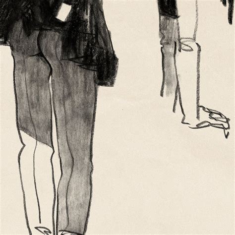 Tekening Van Een Naakt In Houtskool Van Pieter Hogenbirk Op Canvas