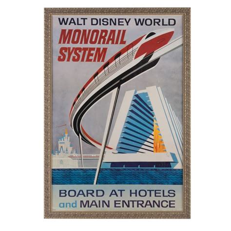 A Walt Disney World Monorail Attraction Poster