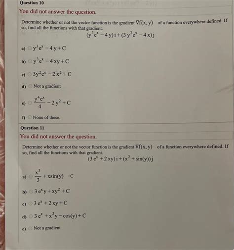 Solved Determine Whether Or Not The Vector Function Is The Chegg Com