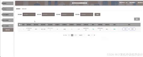 【开题报告】基于springbootvue软件项目进度管理系统（程序源码论文 计算机毕业设计项目进度管理系统源码 Csdn博客