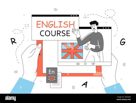 English online course vector line Stock Vector Image & Art - Alamy