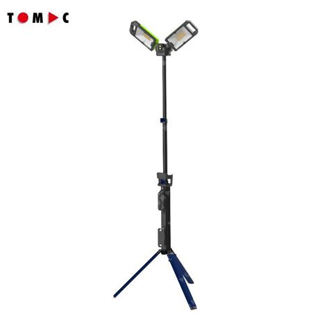 Tomac 5000lm Portable Tripod Stand Inspection Led Outdoor Work Twin Light Work Light And Led