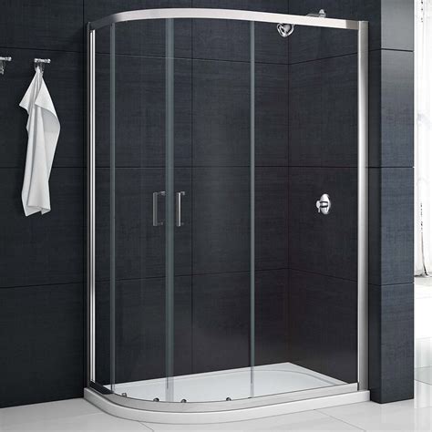 Merlyn Mbox Double Door Offset Quadrant Shower Enclosure 1200 X 900mm