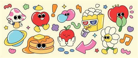 Cartoon Aesthetic Vector Art Icons And Graphics For Free Download