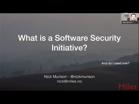Ndc Conferences Talk What Is A Software Security Initiative And Do I