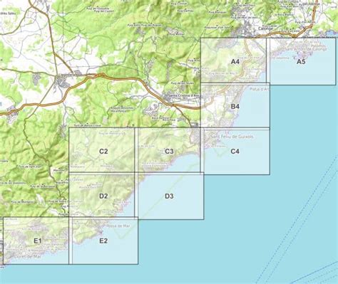 Costa Brava Part 3 South Pdf Hiking Map For Download 1 20 000