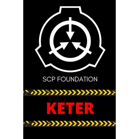 Scp Foundation Keter Notebook College Ruled Notebook For Scp