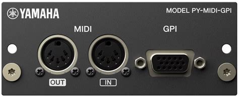 Yamaha Py Midi Gpi Midi 5 Pin Din Gpi 5x5 D Sub 15pin Audio Interface Card For Mid Gpi