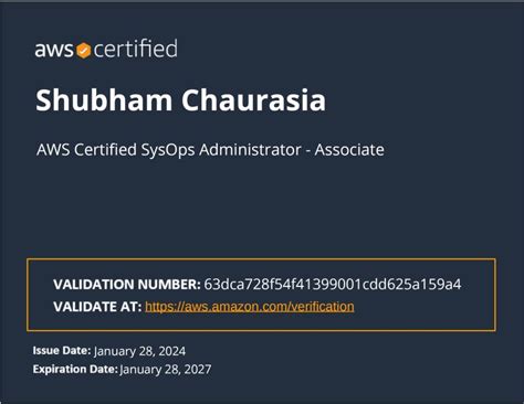 Shubham Chaurasia On Linkedin 🚀 Exciting News Cleared All Aws