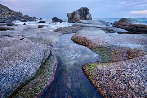 挪威峡湾的海滩