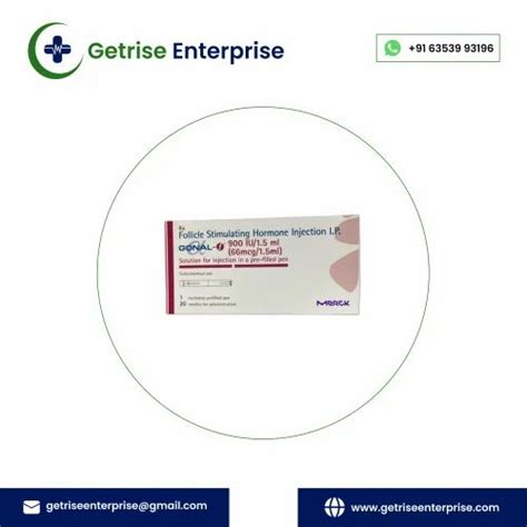 Follicle Stimulating Hormonegonal F 900 Iu Injection Packaging Size 15ml At ₹ 21500vial In