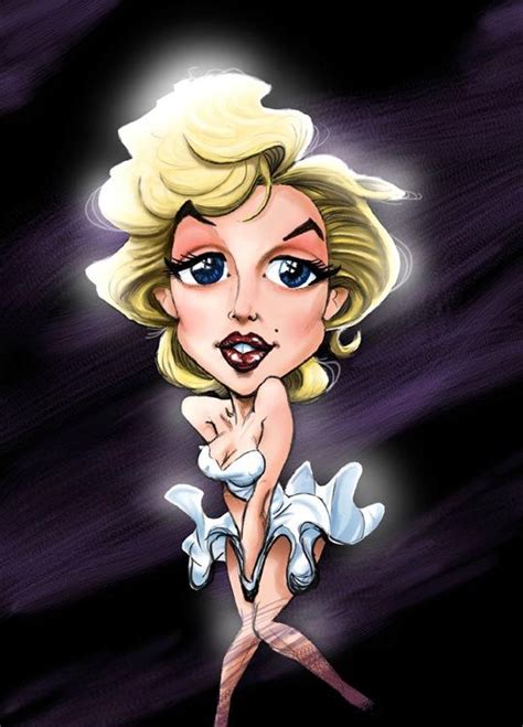 Marilyn Monroe Caricature Marilyn Monroe Caricatures Caricature
